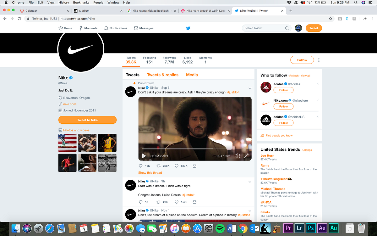 Nike’s Brave Choice for Face of Ad Campaign, Leads to Big Backlash | by ...