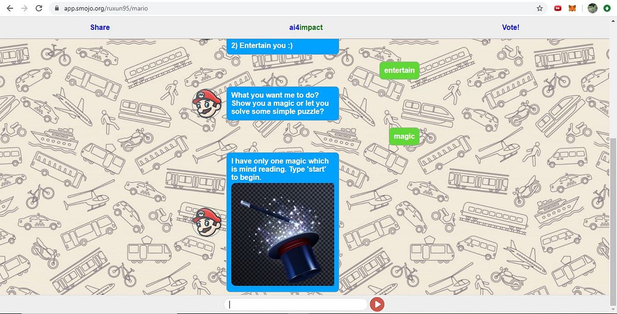 Build-a-Bot 2020: Creating my first Chat-bot ‘Mario’ | by Ru Xun | Medium