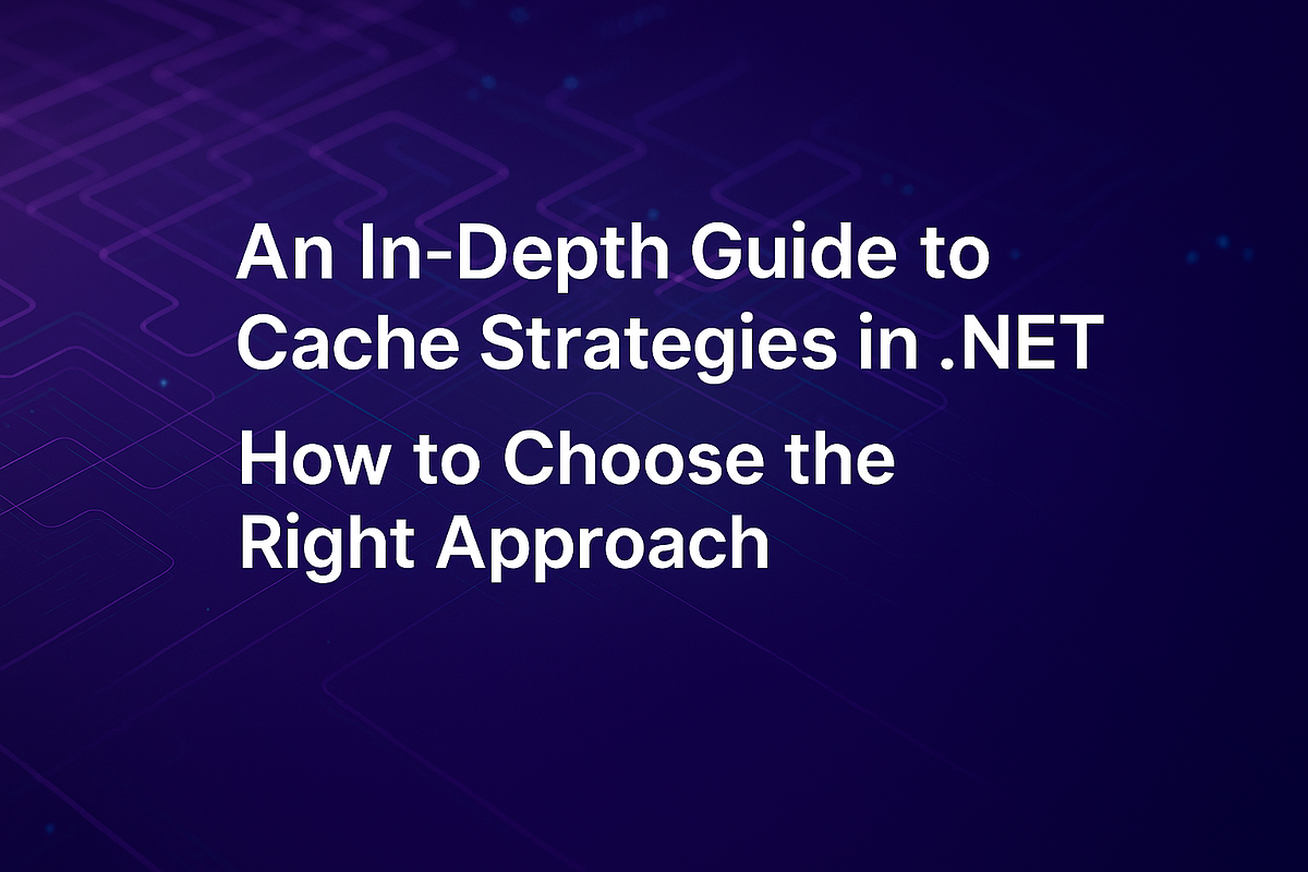 Cache Management in .NET: Achieving Maximum Performance with Memory ...
