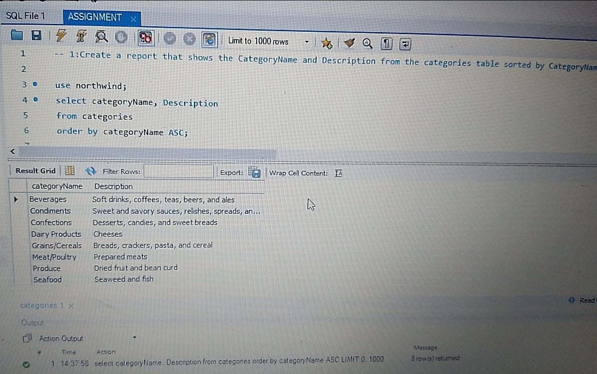 50 practice query questions on North wind Database | by Esther Balogun ...