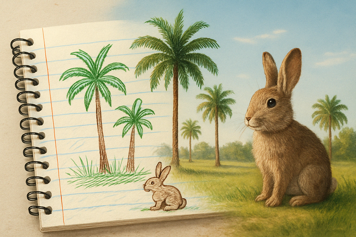 The Palm Trees and the Rabbits: A Message Across Time | by Sabrina ...