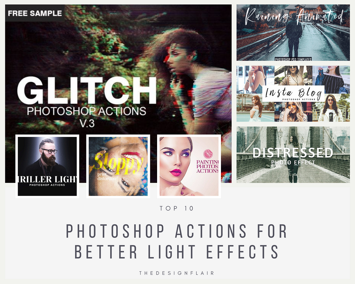 10 Best Photoshop Actions for Better Light Effects | Bootcamp