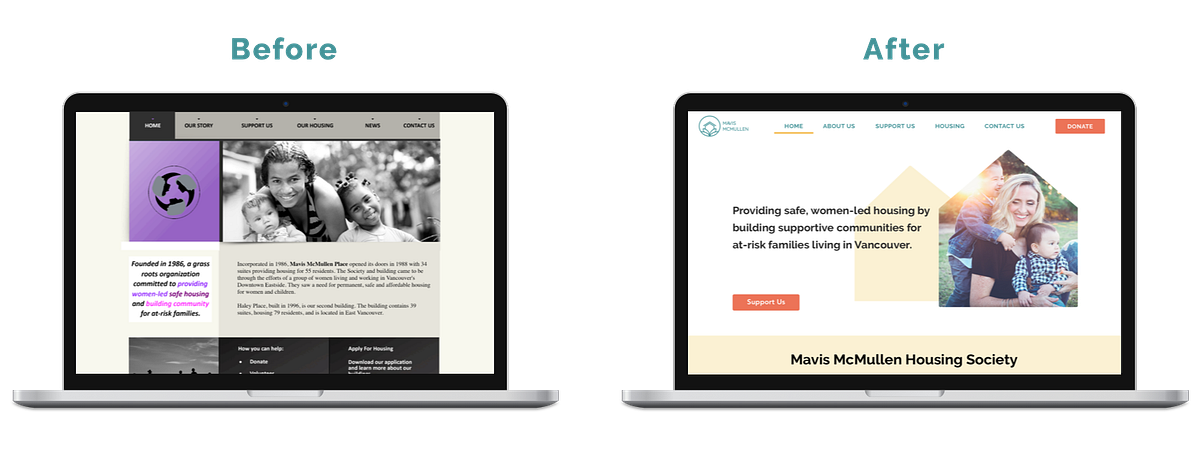 UX Case Study: Mavis McMullen Housing Society | by Tiffany Choi | Prototypr