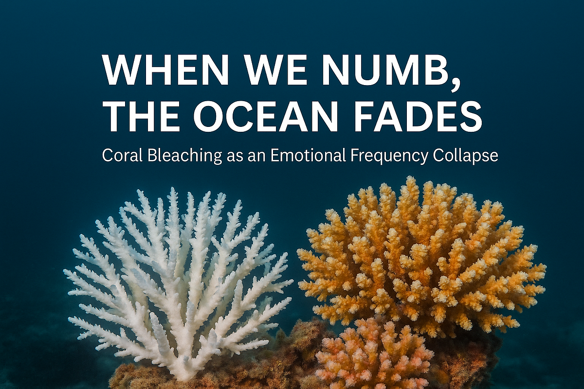 🌀 When We Numb, the Ocean Fades. Coral Bleaching as an Emotional… | by Crystal Kubik | Medium