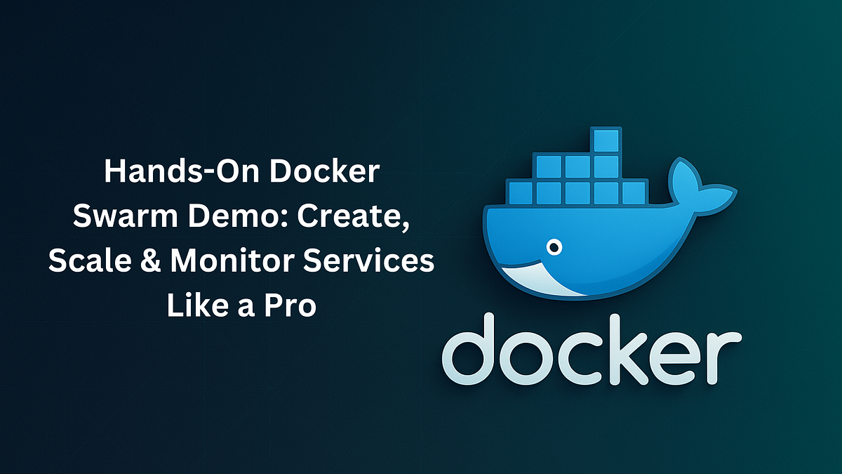 Hands-On Docker Swarm Demo: Create, Scale & Monitor Services Like a Pro | by codingsprints ...