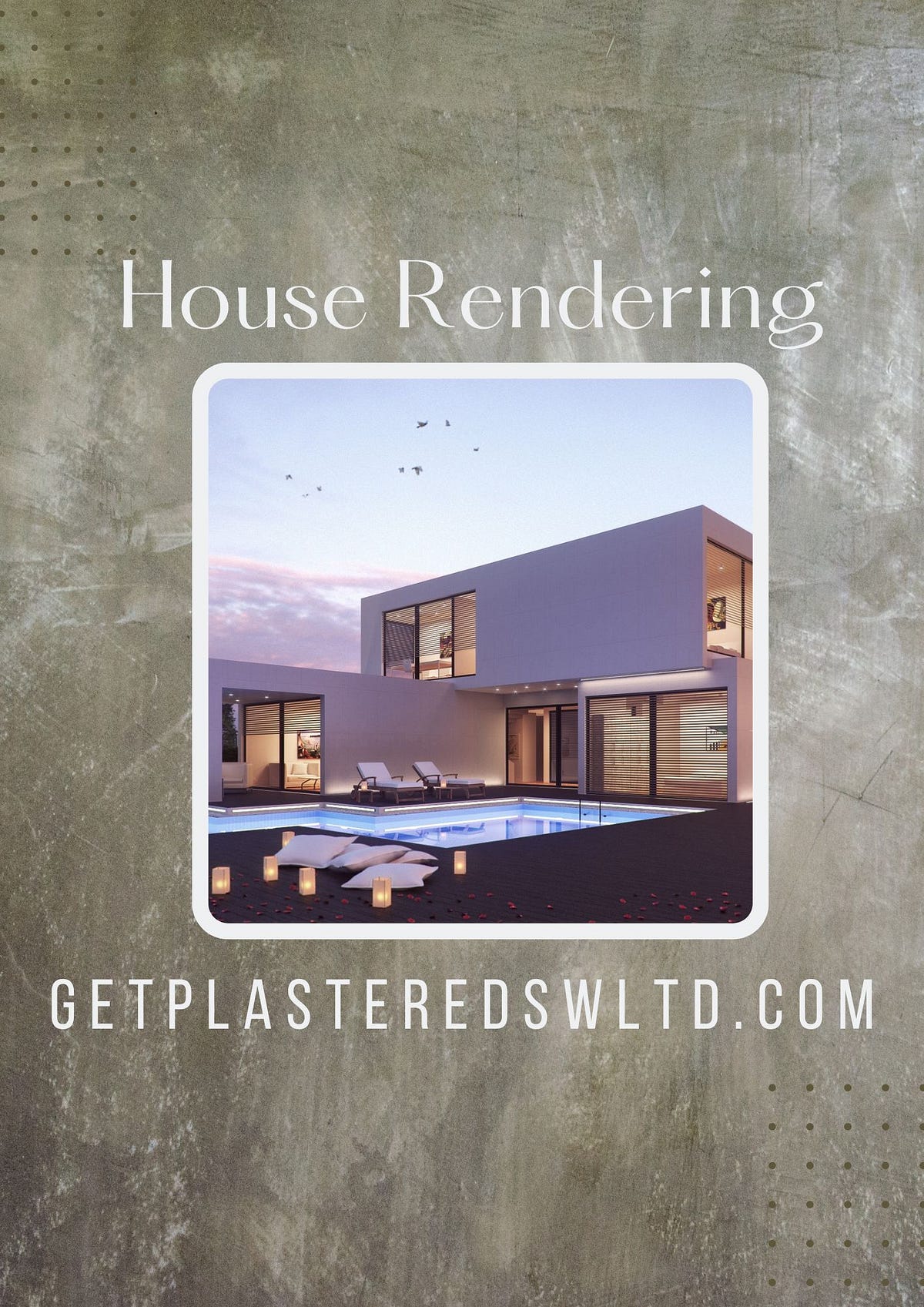 House Rendering - Get Plastered LTD - Medium