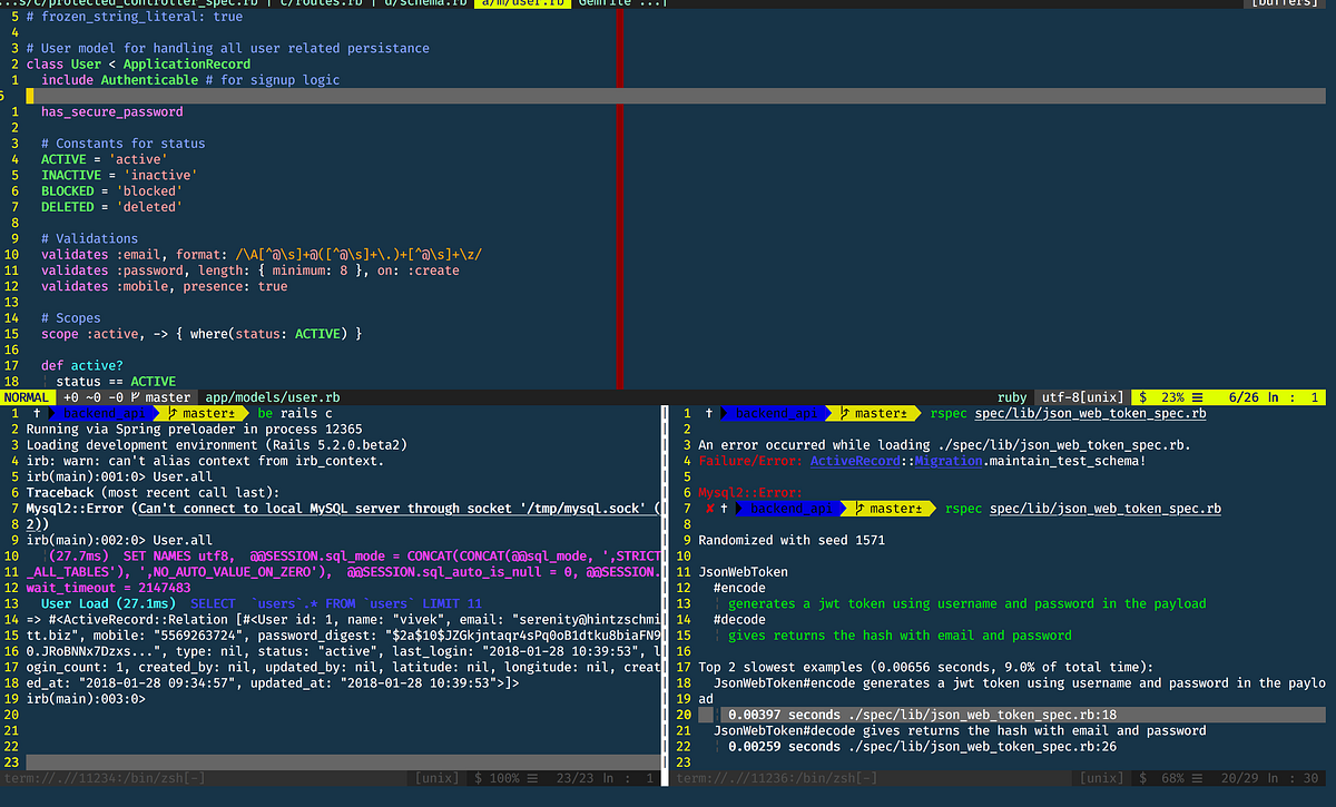 Ruby-On-Rails IDE: NeoVim. Ever wondered why you need an IDE for… | by ...