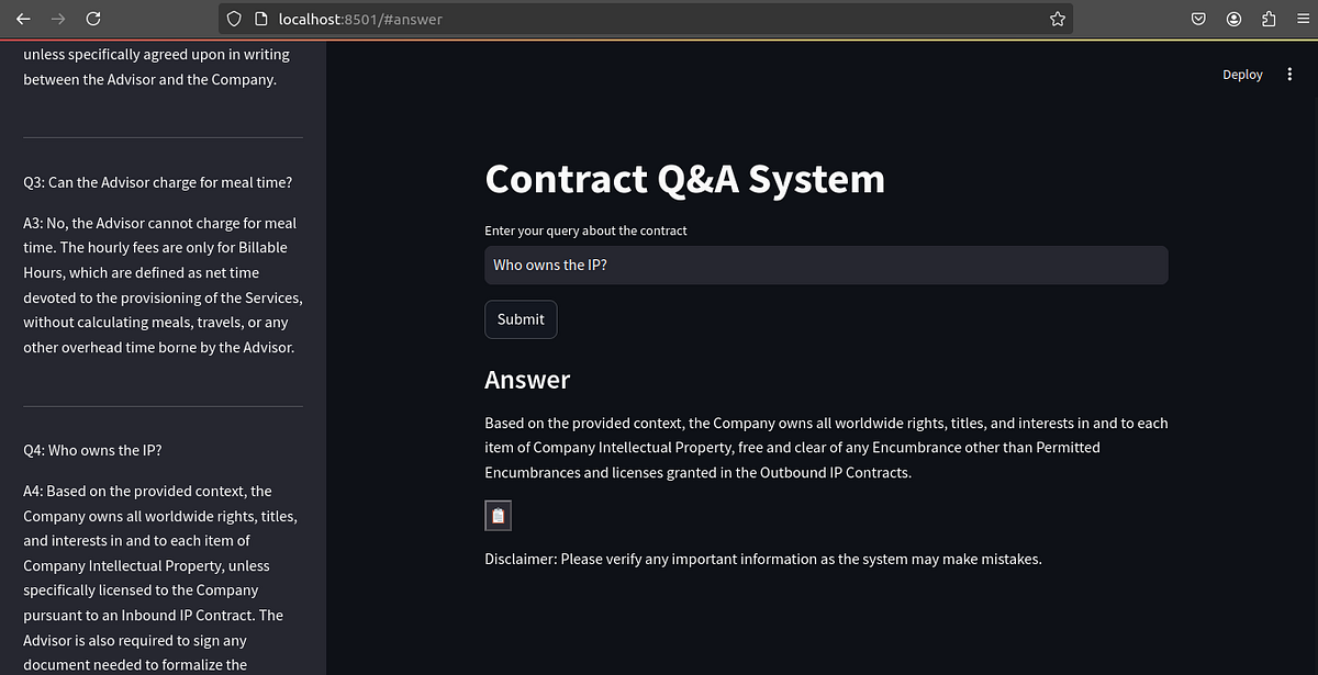 Contract Q&A RAG System. Introduction | by Daisy Cherono | Medium