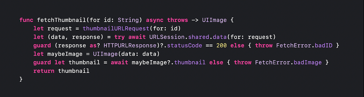 Swift Async/Await Part-1. Bu yazıda Asynchronous işlemlerin nasıl… | by ... Swift Async/Await Part-1. Bu yazıda Asynchronous işlemlerin nasıl… | by ...
