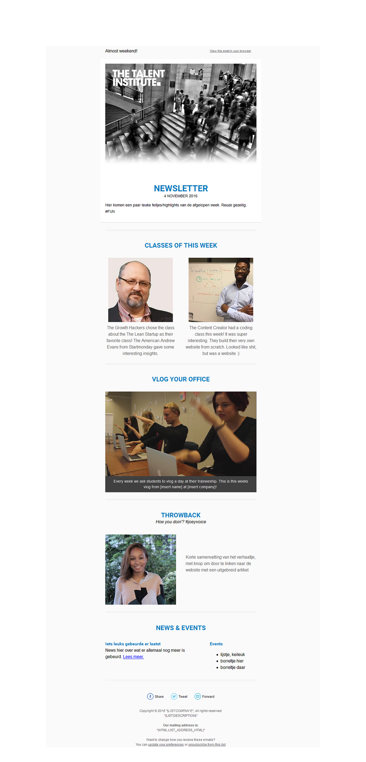 Newsletter challenge (winning!). During the last deep dive we were ...