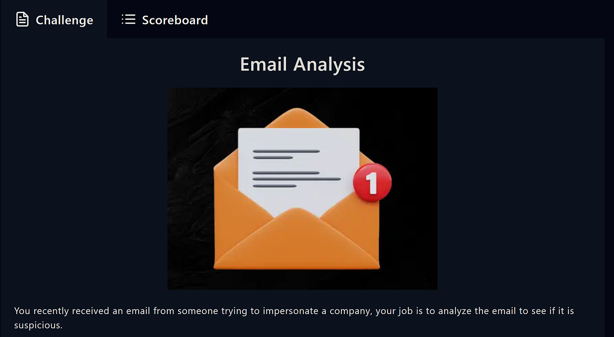 Email analysis challenge in LetsDefend | by Mohamed Noureldeen | Medium