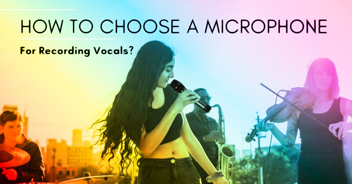 HOW TO CHOOSE A MICROPHONE FOR RECORDING VOCALS? | by Origin Marketing ...