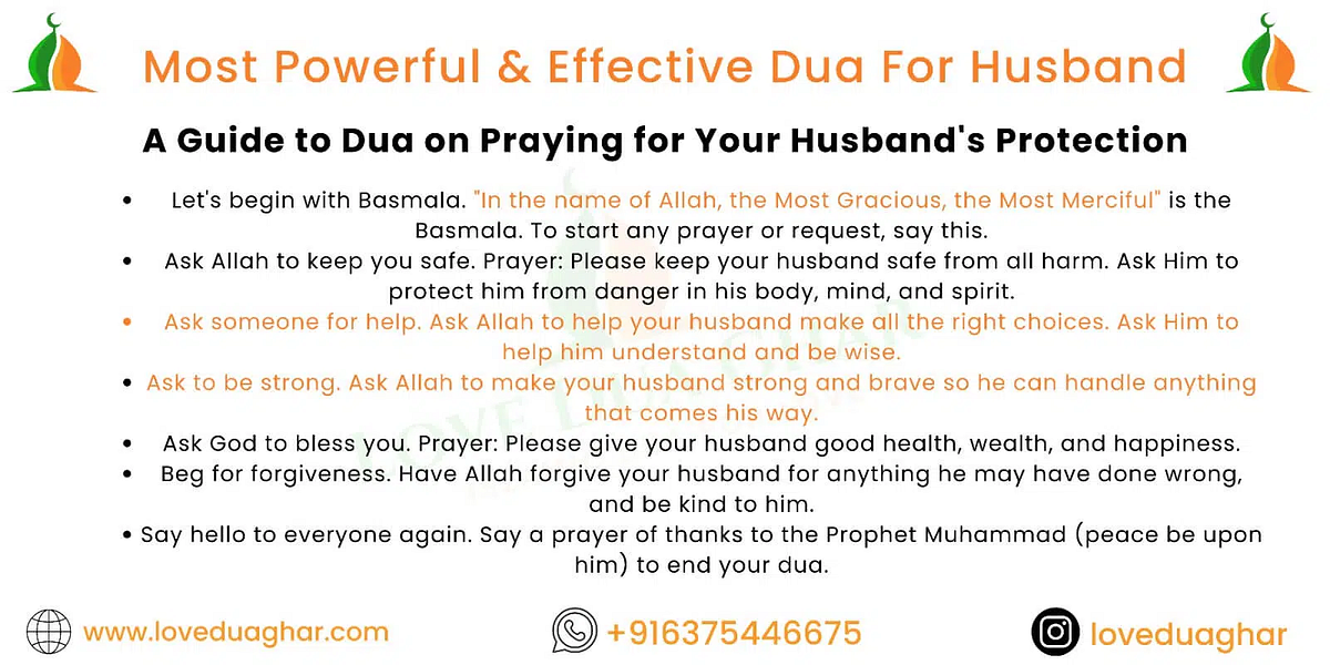 Most Powerful & Effective Dua For Husband | by Loveduaghar | Jun, 2024 ...