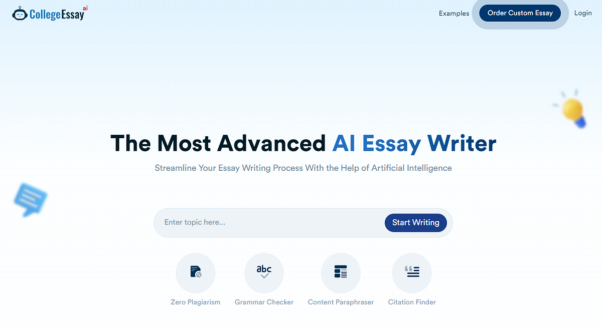 How to Use AI Essay Writer on CollegeEssay.org | by CollegeEssay.org ...