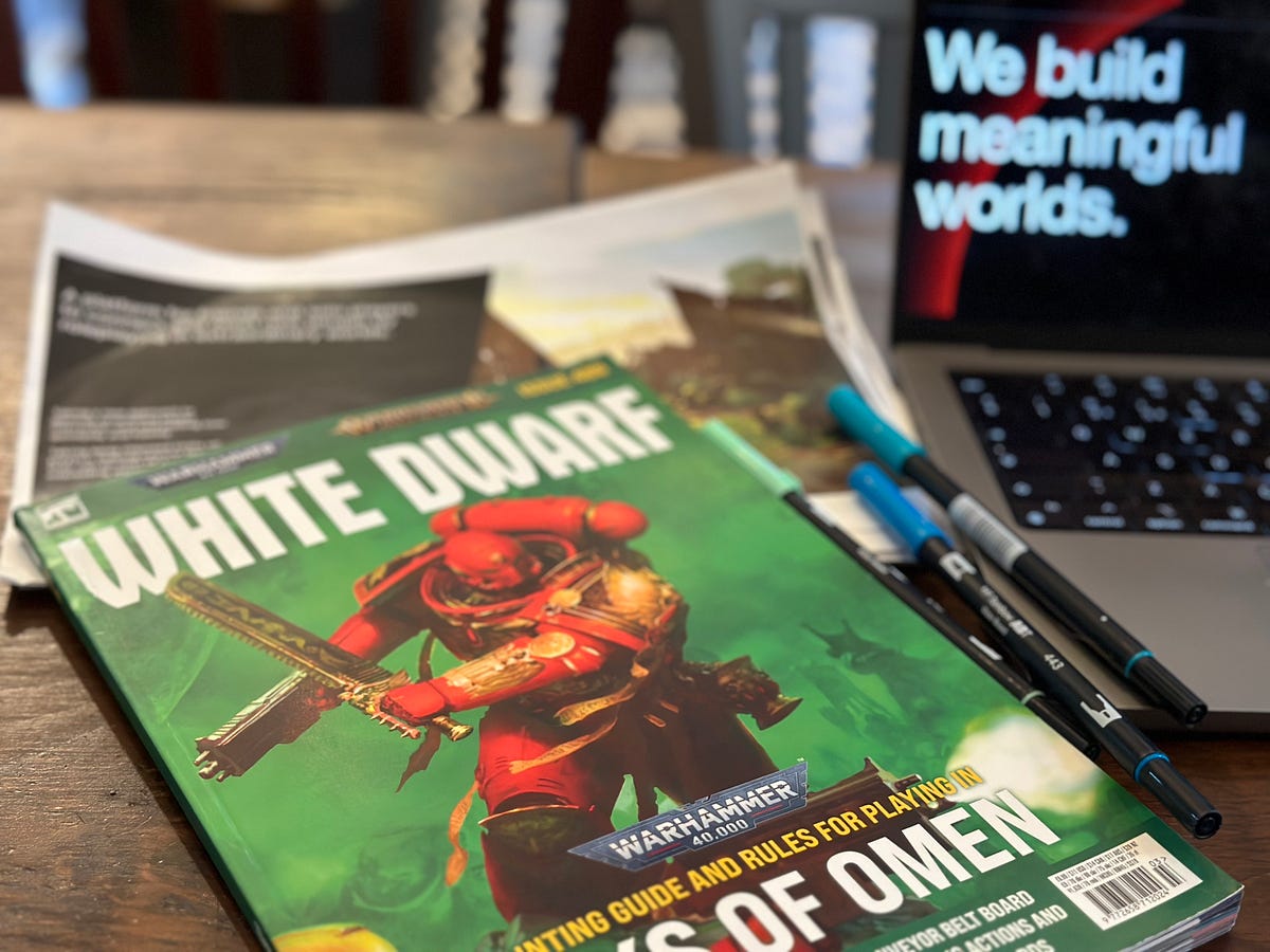 WHITE DWARF magazine. The FT. And what founders think when a difficult ...