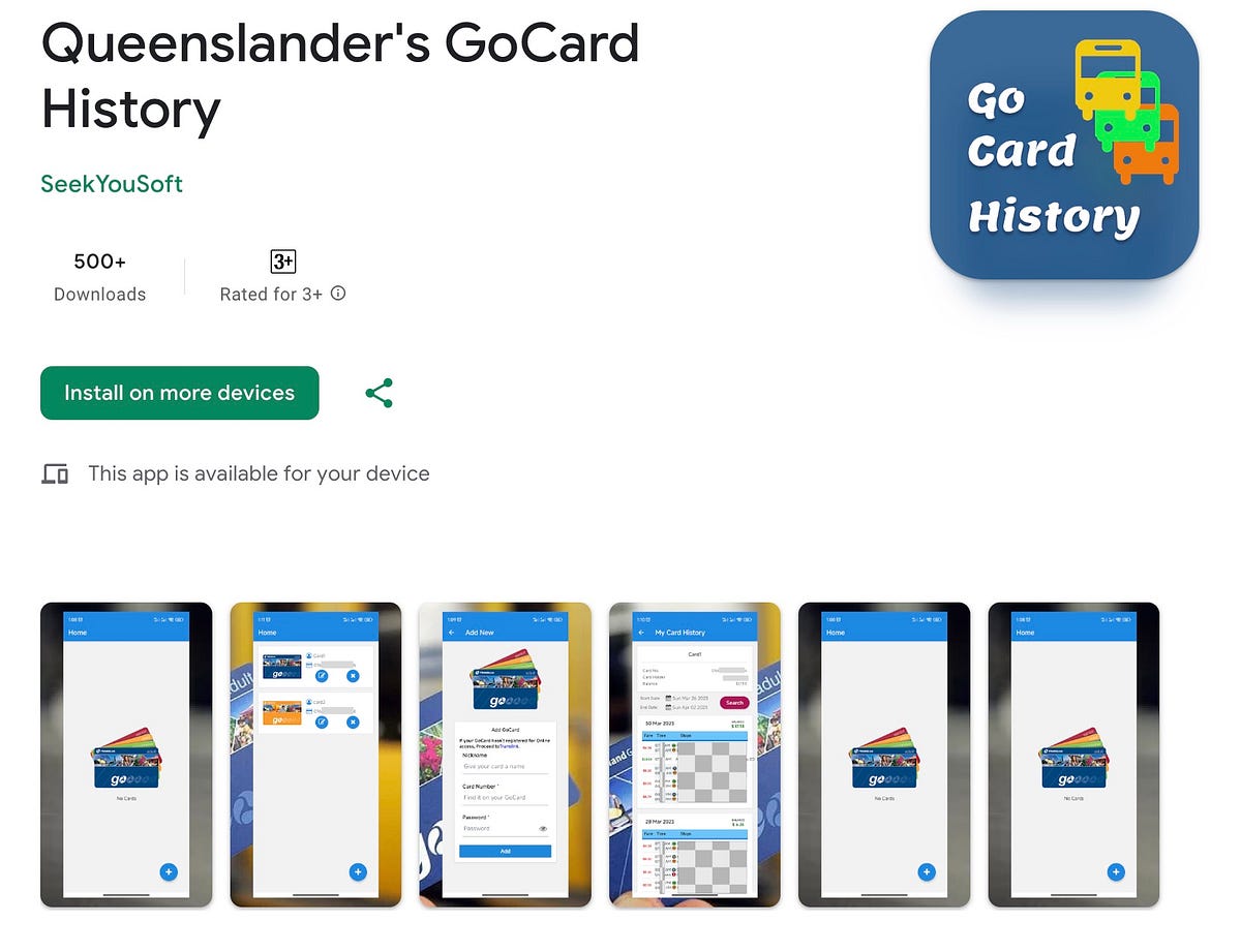 GoCard History: Queenslander’s Hassle-Free Transit Tracking | by Harry ...