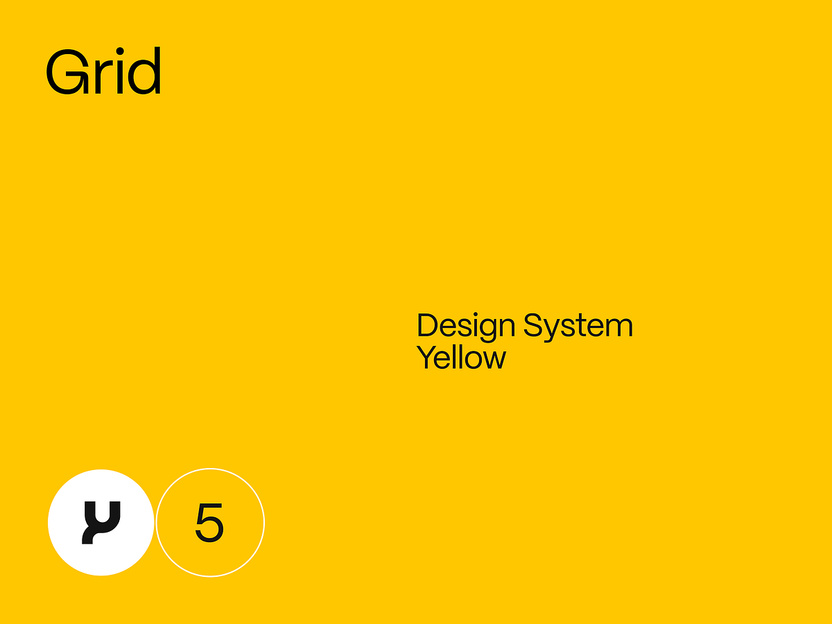 Grid. Design System • Yellow. ∴ 30 days of #DesignSystem •… | by Nick Chukreev | Dec, 2023 | Medium