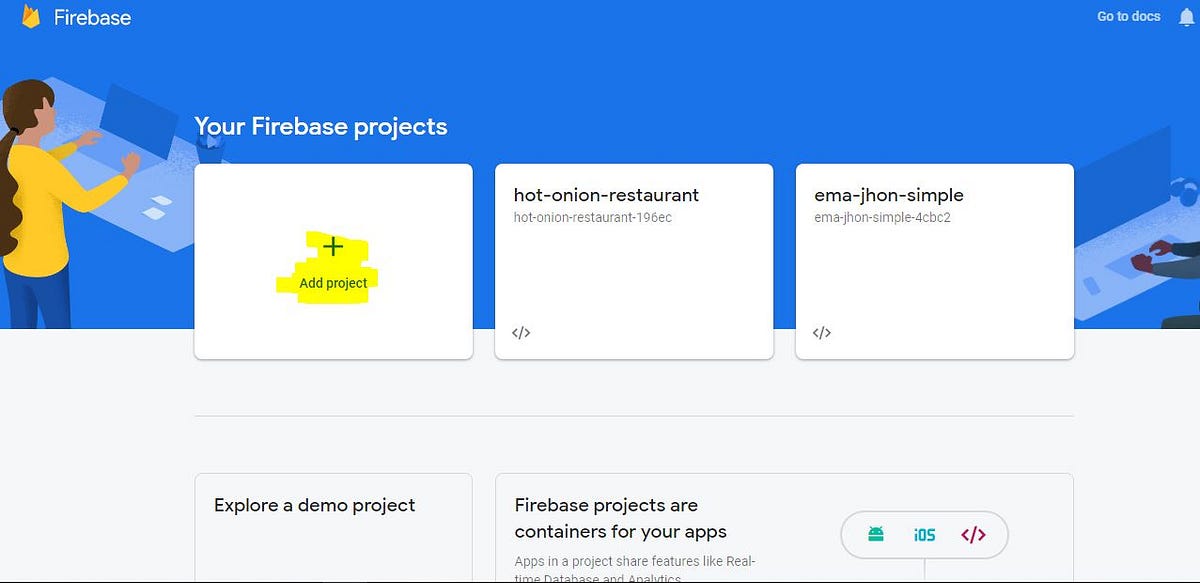 Deploy your website to firebase. Step-1 : First of all, in order to use ...