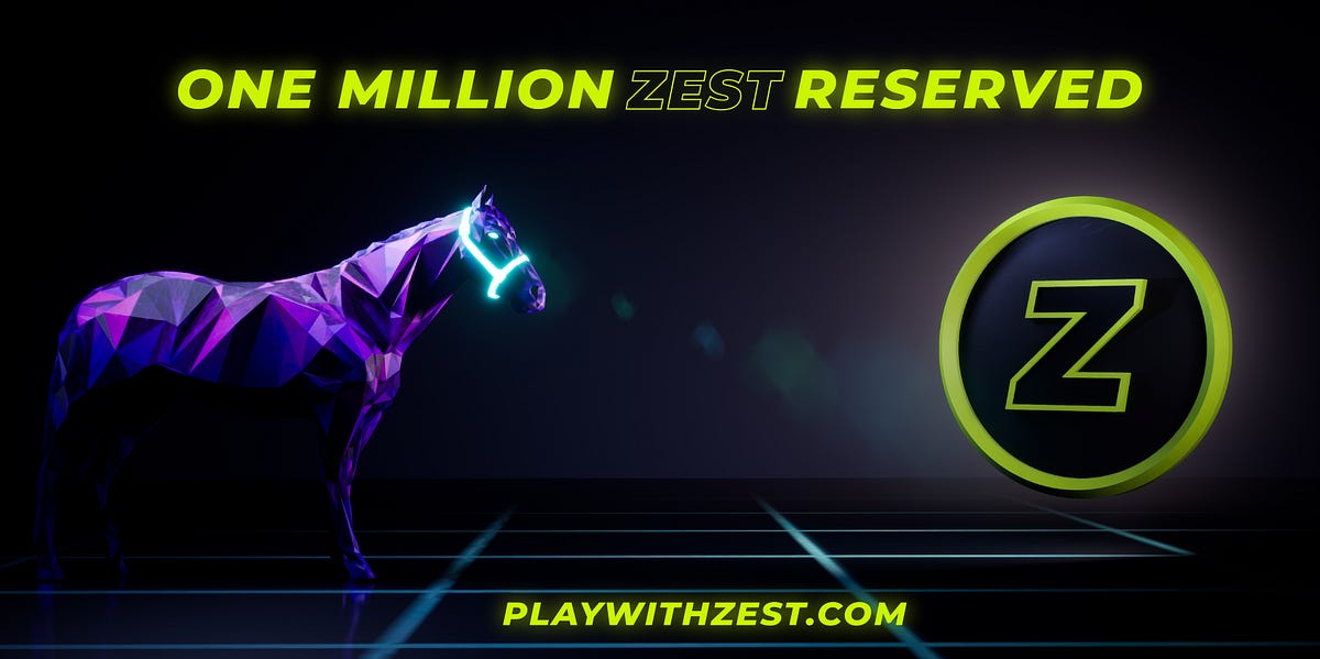 One Million ZEST Have Been Reserved! | by ZED RUN | Medium