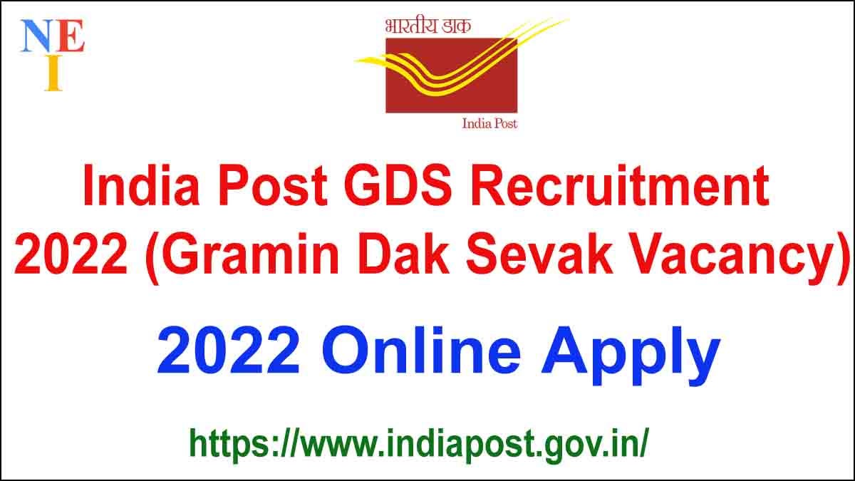 India Post GDS Recruitment 2022–38926 Gramin Dak Sevak Vacancy - News ...