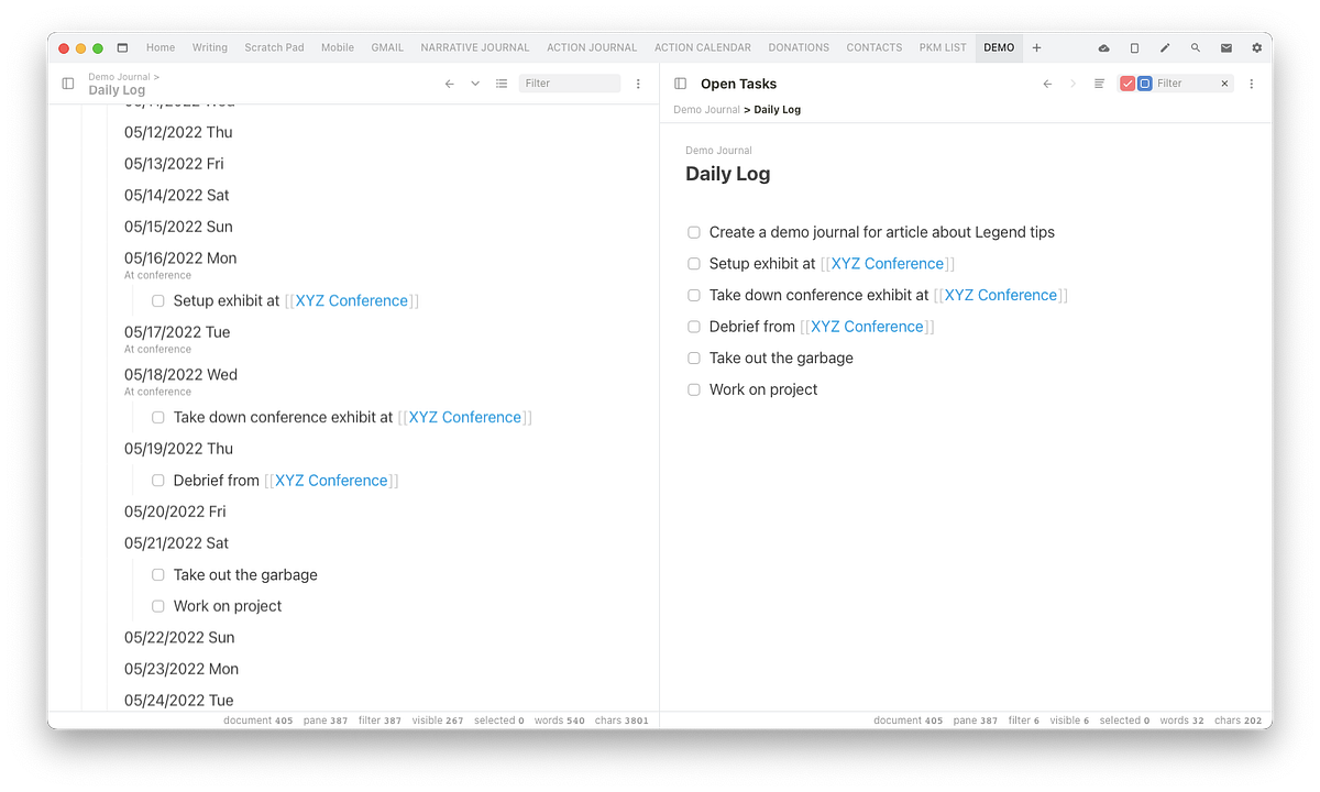 Legend Use Case Study 1: Conference Notes | by Stephen Zeoli | Legend ...