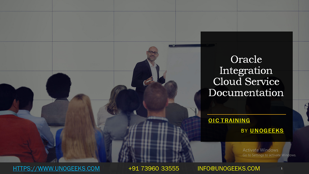 Oracle Integration Cloud Service Documentation | by Techtutorsti | Aug ...