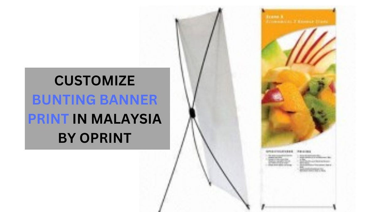 Customize Bunting banner print in Malaysia: Oprint. - OPrint - Medium