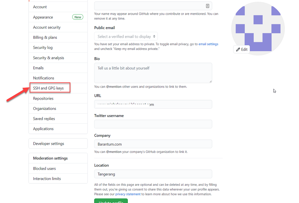 Cara Menambahkan Ssh Key Di Github Pada Ubuntu 20 04 Muhammad Iqbal