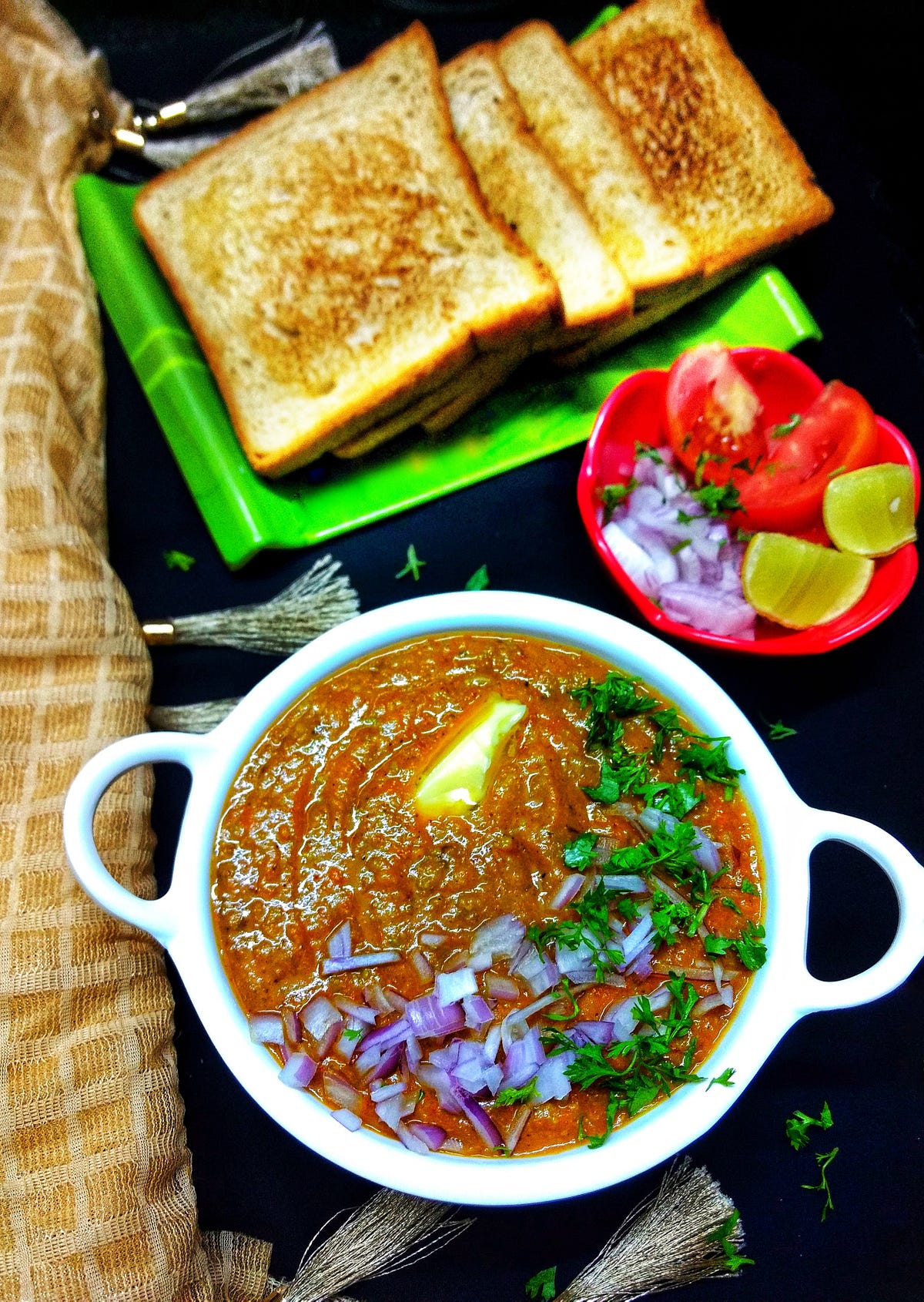 Pav Bhaji recipe — Authentic Mumbai street style | Medium