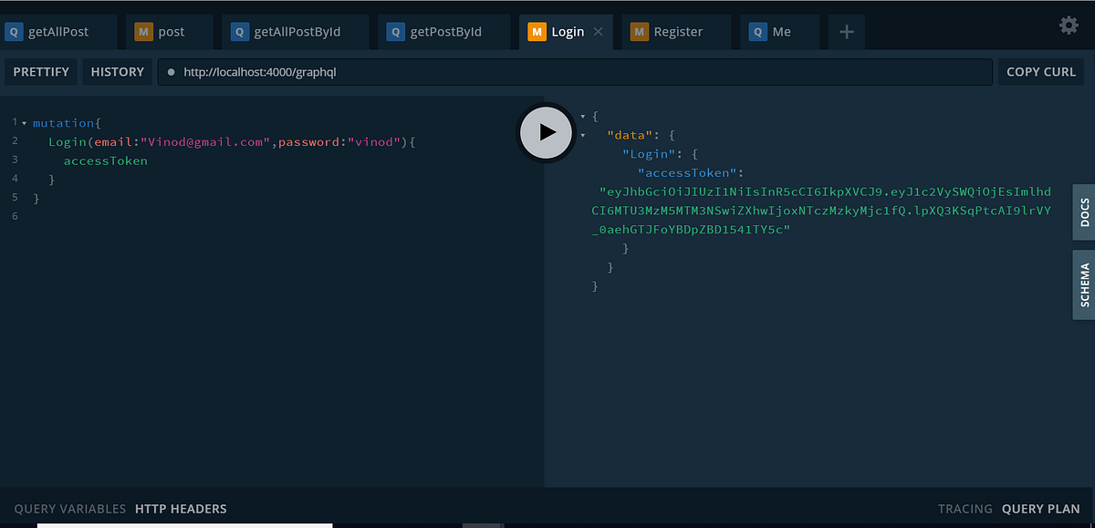 Authenticate Graphql Queries With Jwt In A Nodejs Environment Using Typescript By Vinod 3083