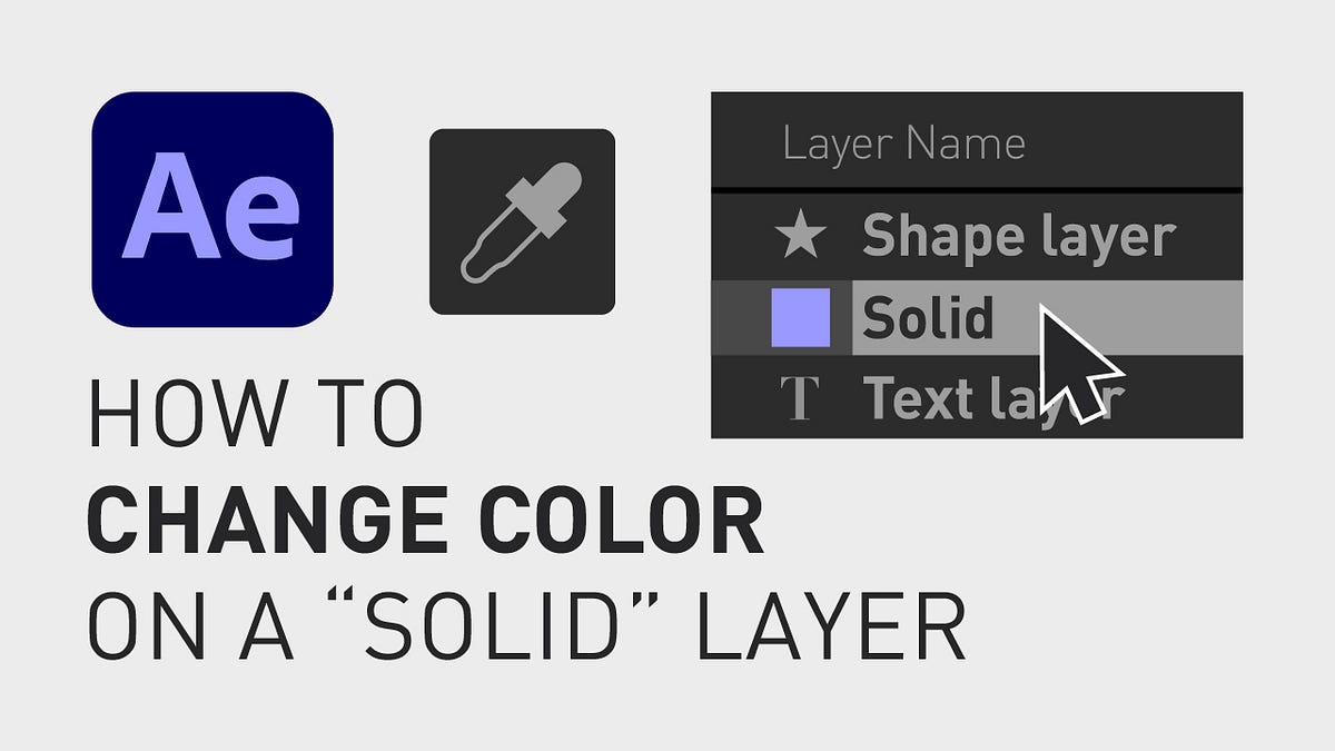 How to change the color on a solid in after effects - David Lindgren ...