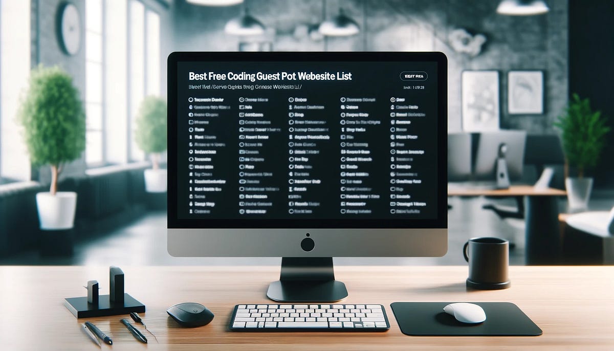 (Updated) Best Free Coding Guest Post Website List 2024 | by Albert Rio ...