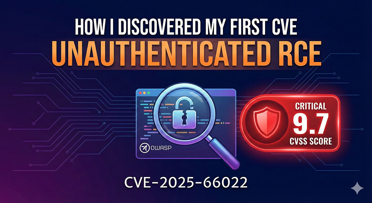How I Discovered My First CVE: Unauthenticated RCE in an OWASP Project ...