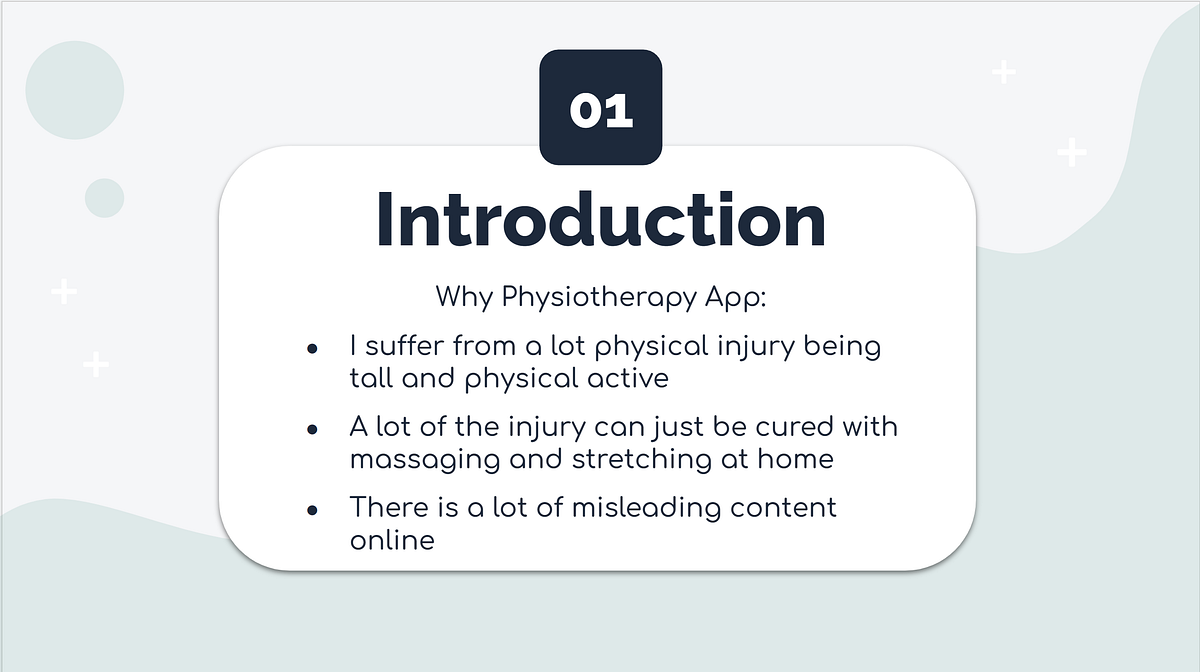 Independent Project- Physiotherapy Application | by Jeffrey Tang | Medium