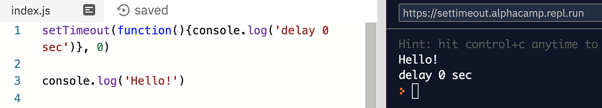 setTimeout() & event loop. 這是一個自學的觀念筆記 | by Sharon Liu | Medium