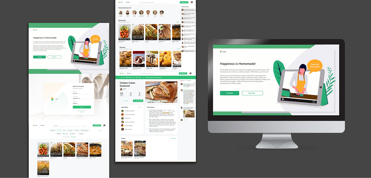 Roots — Designing a platform that keeps family recipes alive | by ...