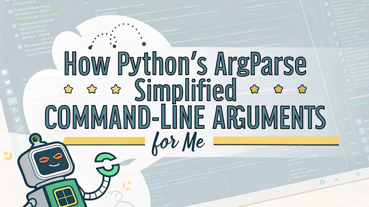 How Python’s argparse Simplified Command-Line Arguments for Me | by ...
