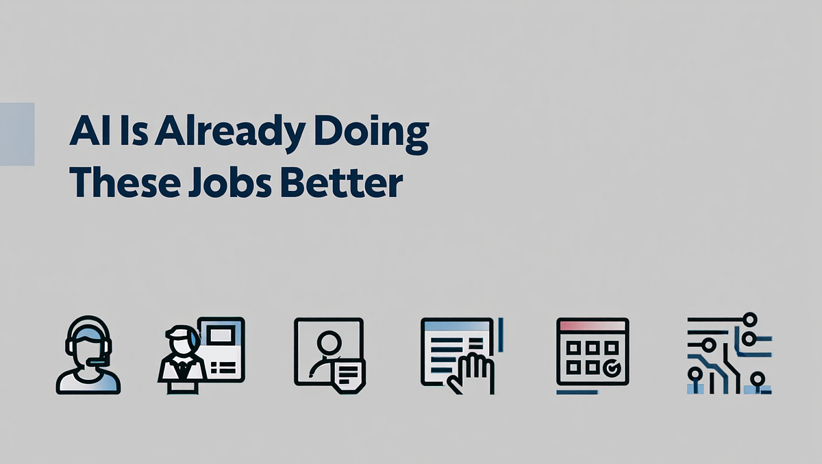 11 Everyday Jobs AI Is Already Doing Better Than Humans | by Ai studio ...
