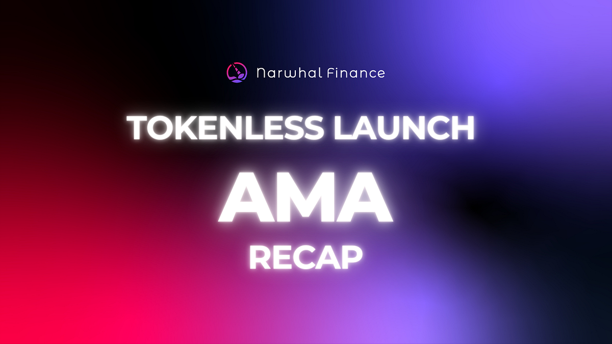 Tokenless Launch AMA — Recap. Our founder Nemo and Business… | by ...