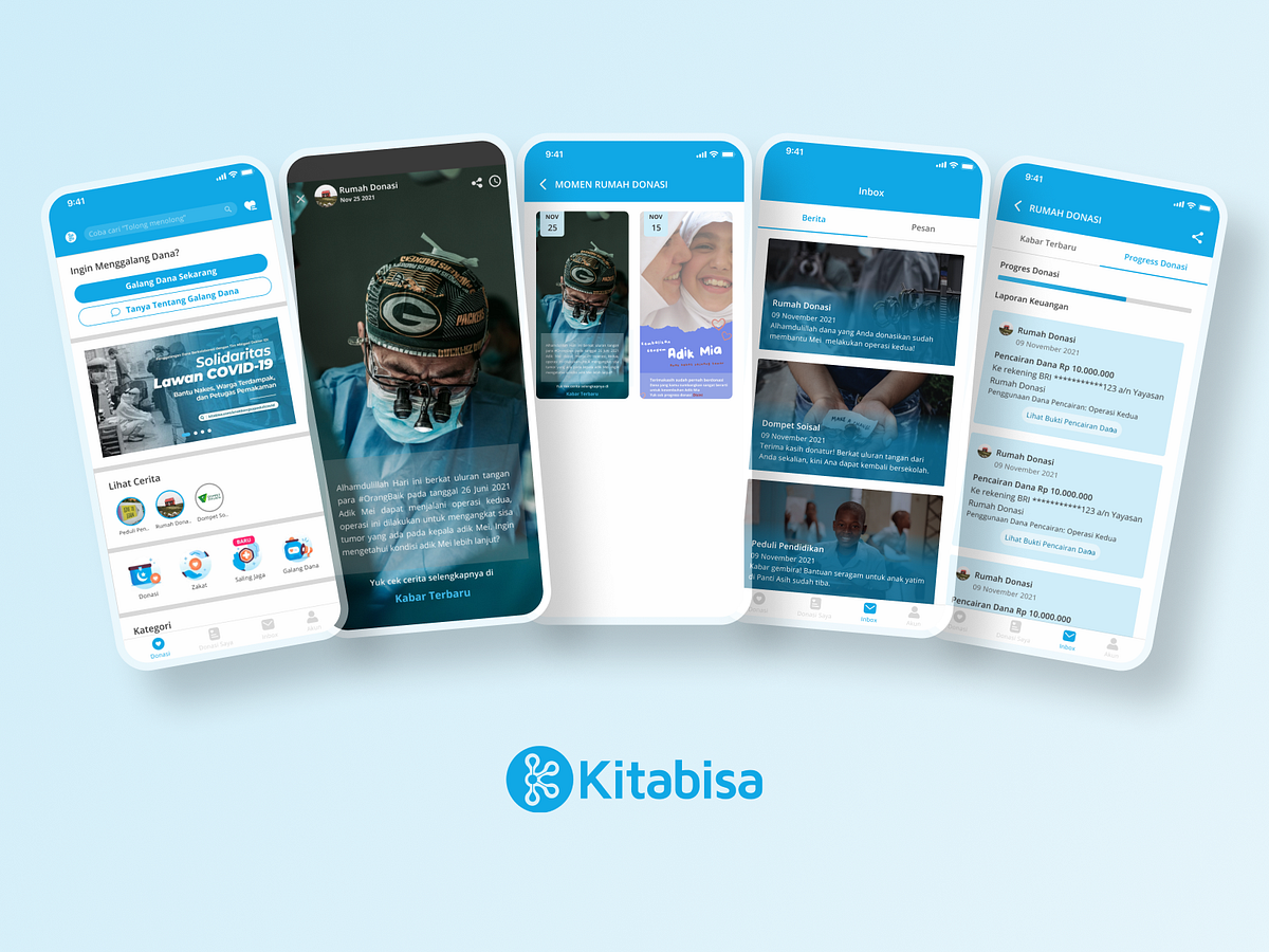 UX Case Study — Redesign Kitabisa App | by Tenia Enggar Pratiwi | Medium