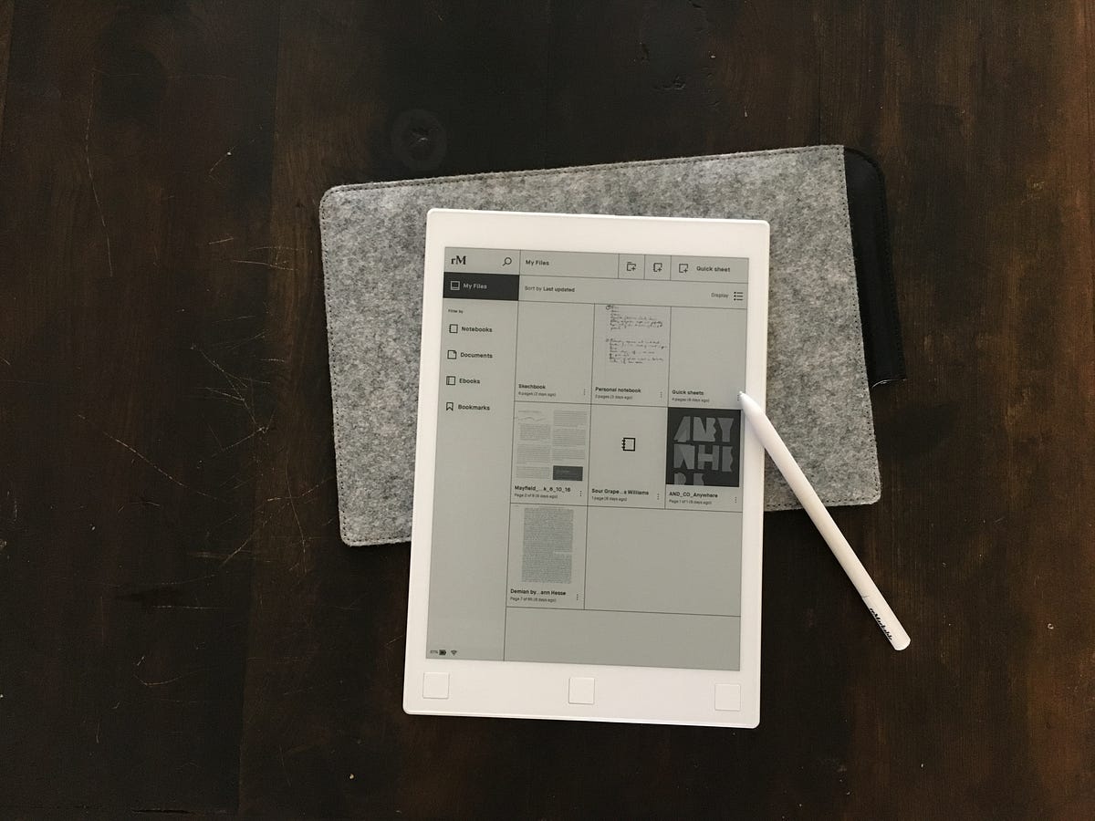 UX Review: reMarkable Tablet. A short and subjective UX review of the ...