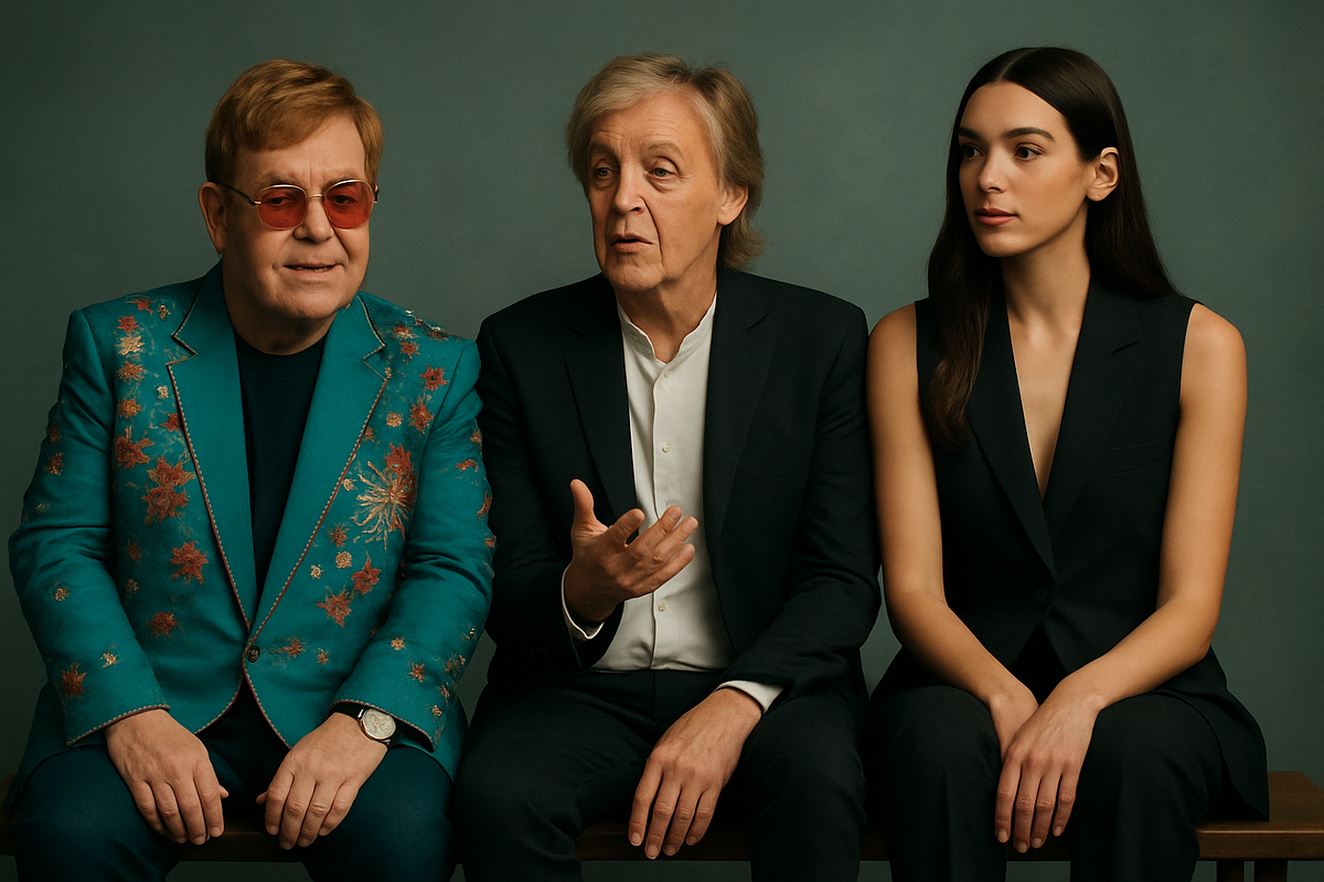 AI Vs Artists: Dua Lipa, Elton John, and McCartney Just Declared War on ...