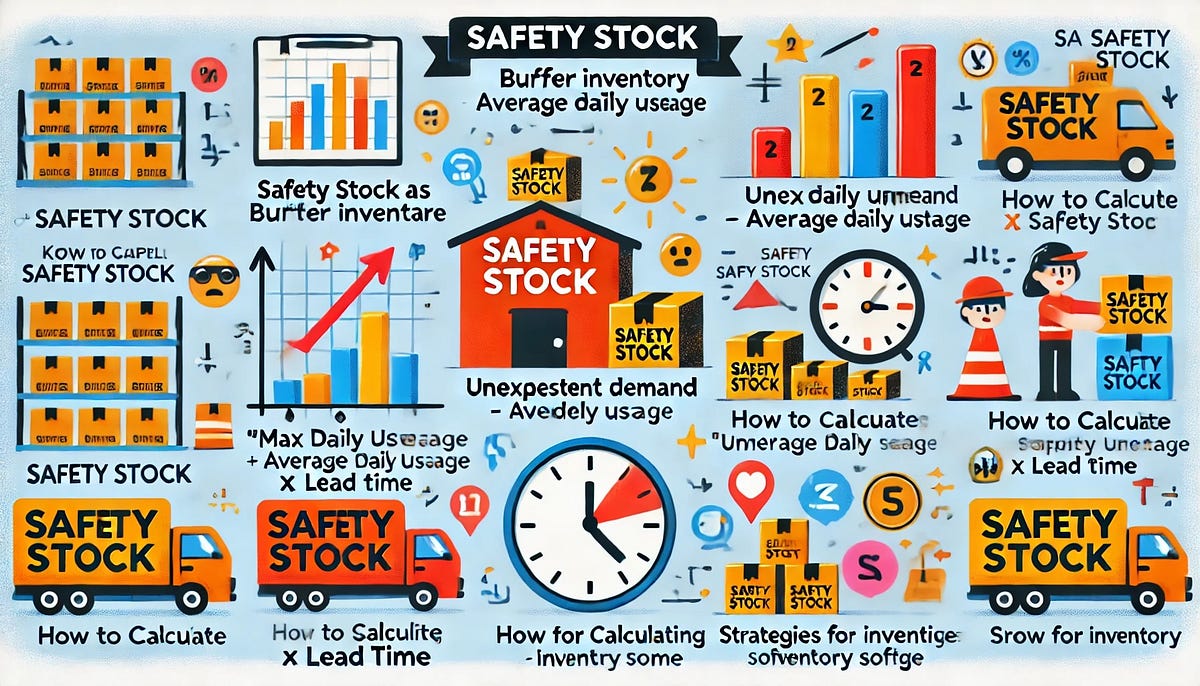 📦 Safety Stock: How to Calculate & Keep It Safe! 🧮 | by Rajiv ...