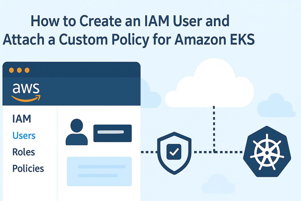 How to Create an IAM User and Attach a Custom Policy for Amazon EKS ...