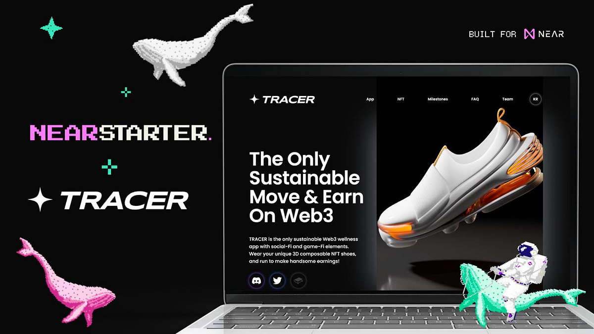 TRACER. The Sustainable Fitness Web3 App on NEAR | by NEARStarter ...