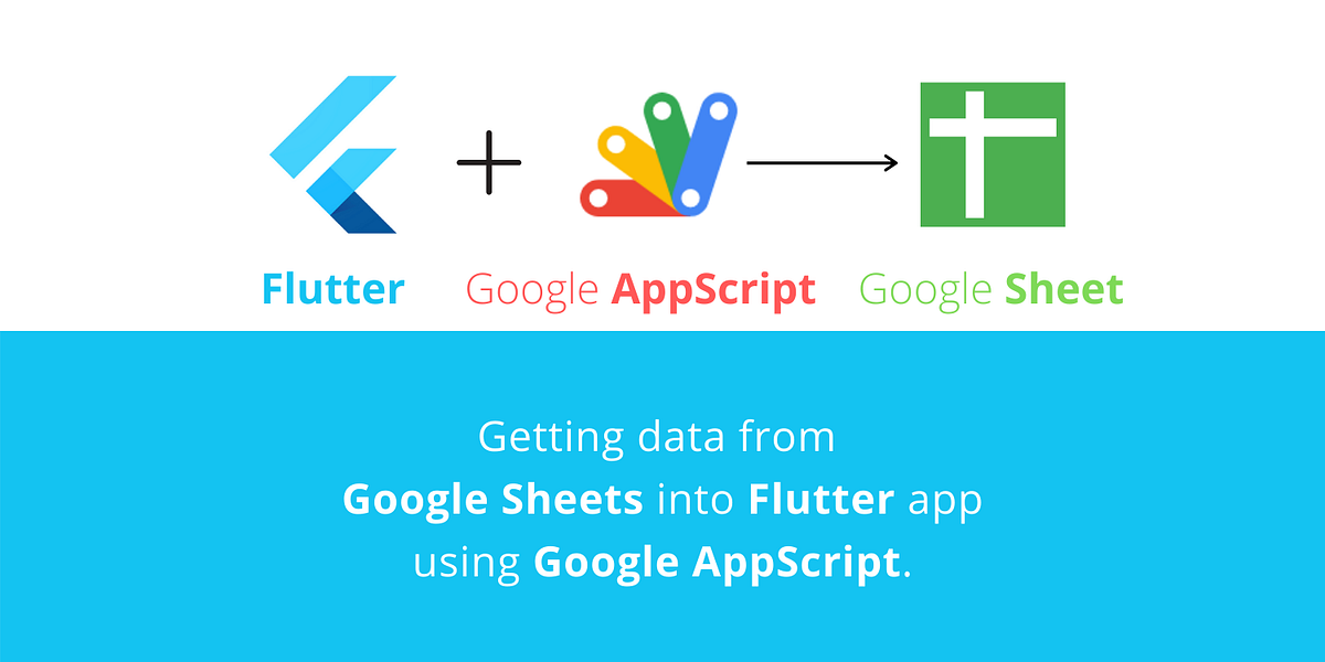 Getting data from Google Sheets📊 → Flutter App📱 — Part 2 | by Shreyas ...