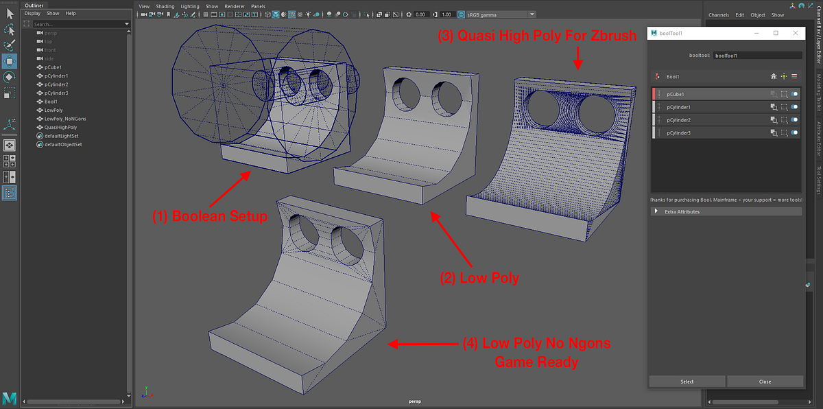 Hard Surface Modeling, Booleans & ZBrush | by Jason Tuttle | Medium