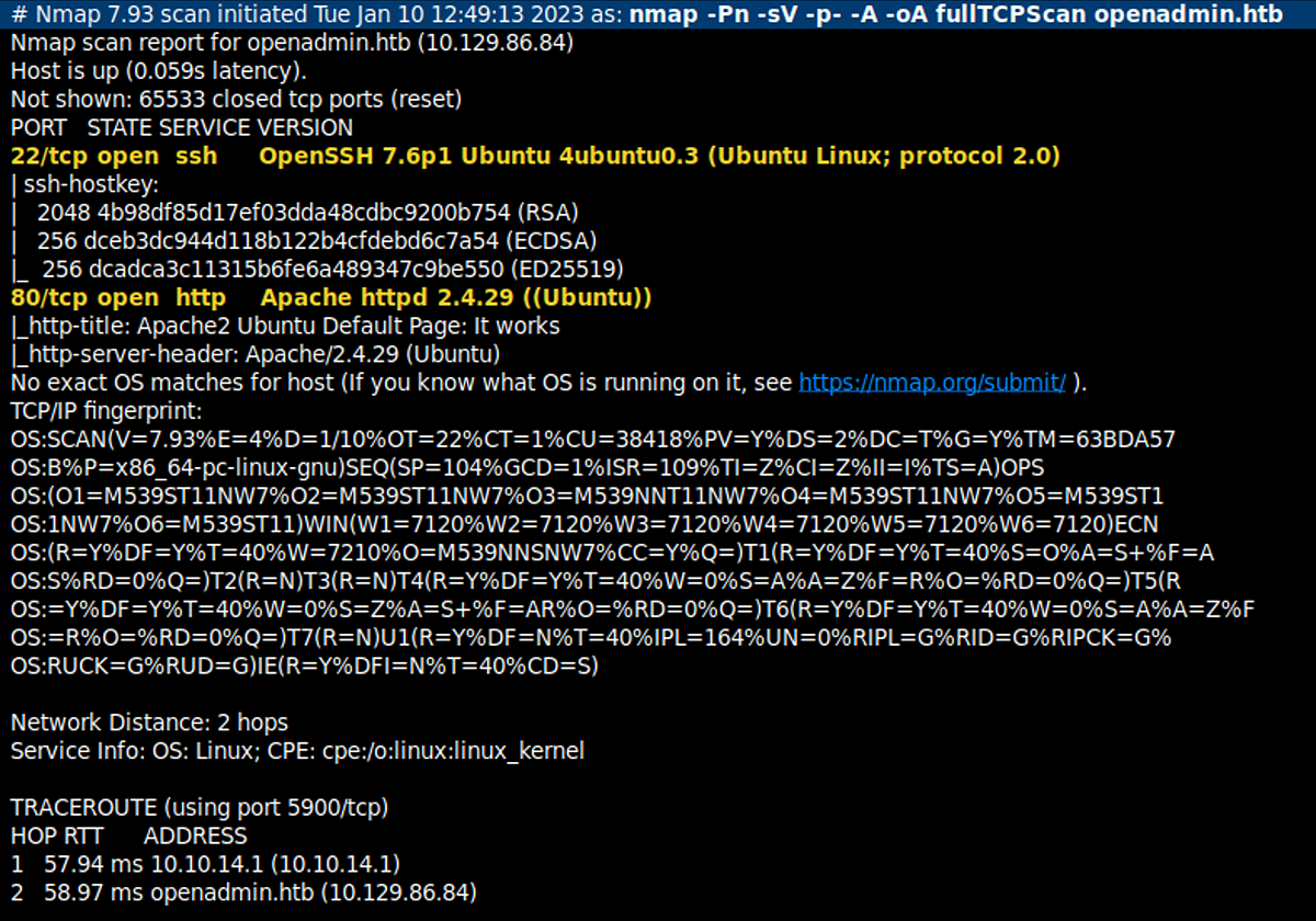 OpenAdmin (HTB). This is part of the HTB track under the… | by Stavros Gkounis | Medium