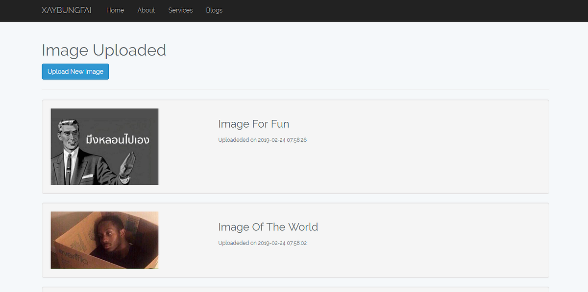 Laravel Framework ການ Upload ຮູບລົງຖານຂໍ້ມູນ (Image Upload) (part 1) | by Pao Phouminith | Medium