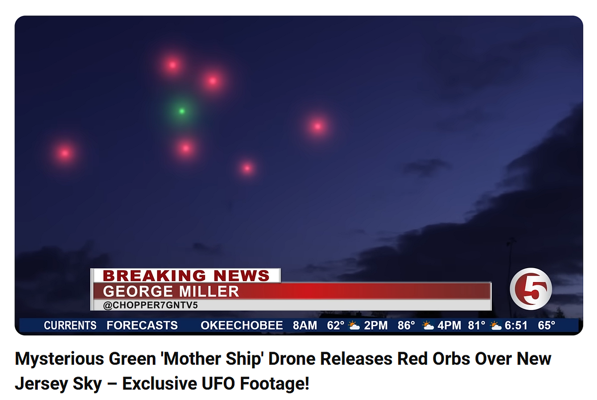 The UFOs and Drones Watch Over. Will we become unfazed by strange… | by John Ege | Medium